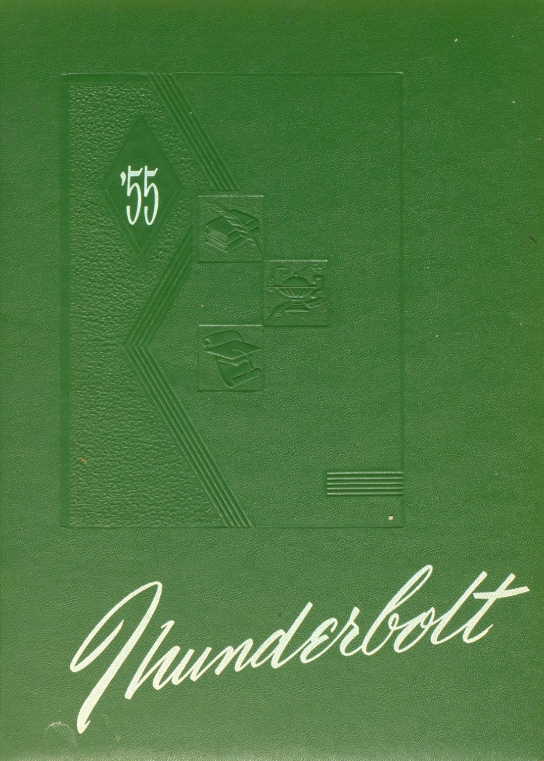 1955 yearbook from Mio Ausable High School from Mio, Michigan for sale