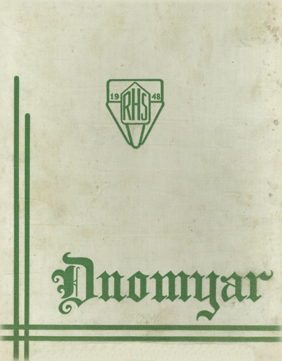 1948 yearbook from Raymond High School from Raymond, Washington for sale