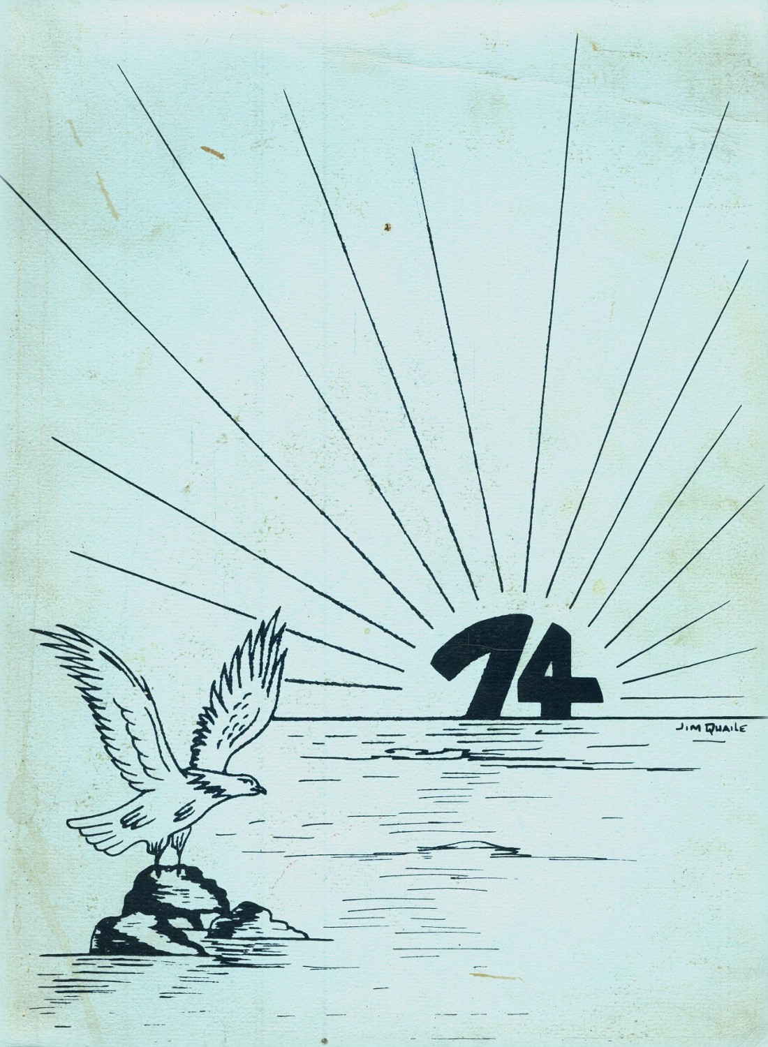 1974 yearbook from Paul VI High School from Haddonfield, New Jersey