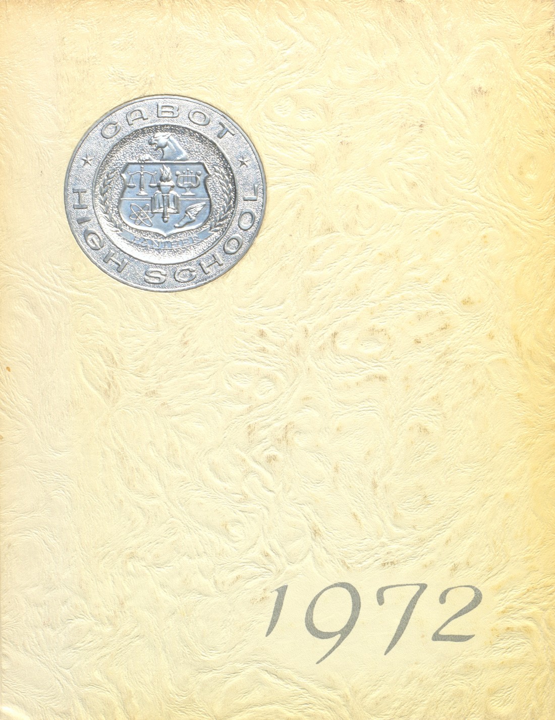 1972 yearbook from Cabot High School from Cabot, Arkansas for sale