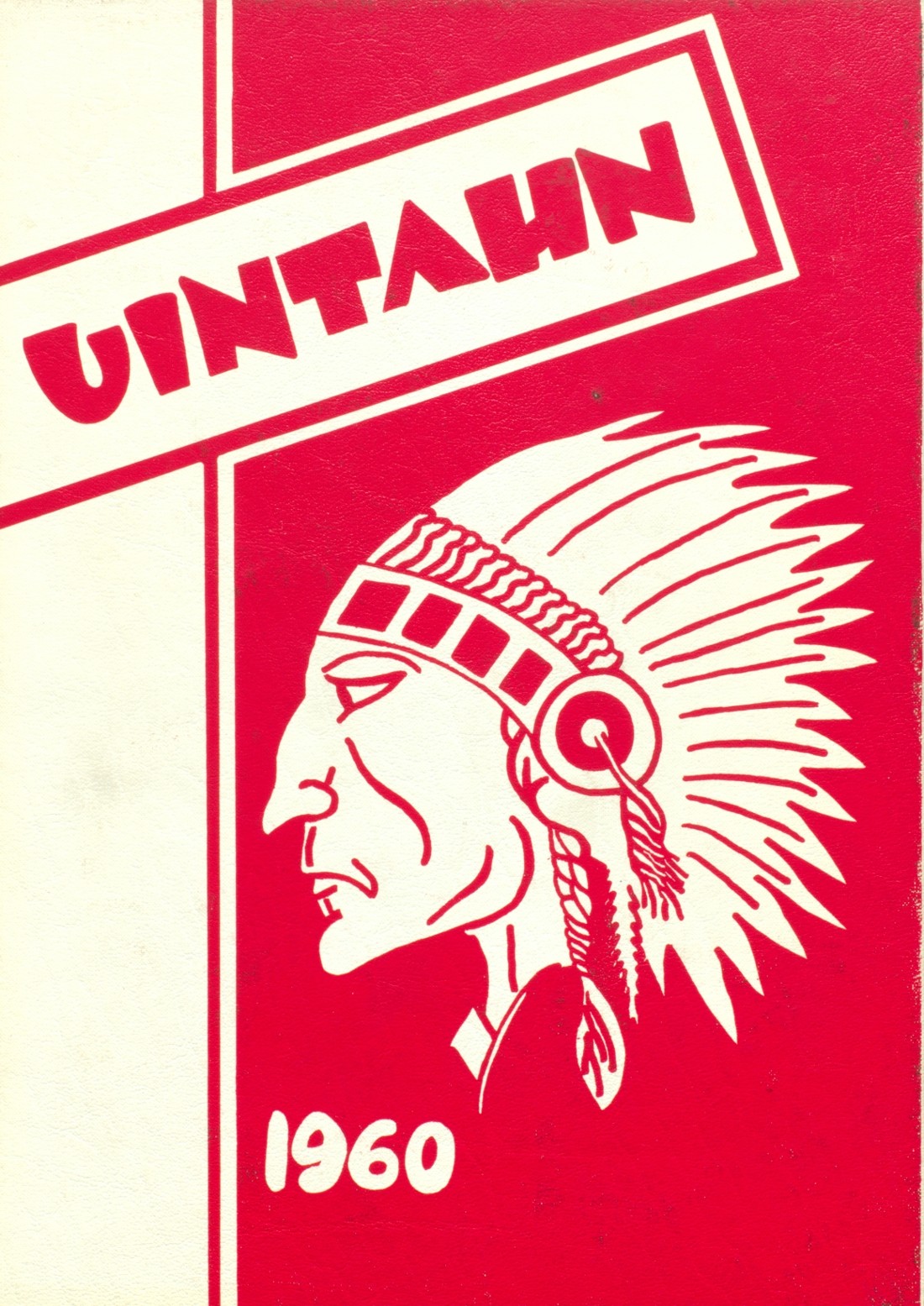 1960 yearbook from Uintah High School from Vernal, Utah for sale