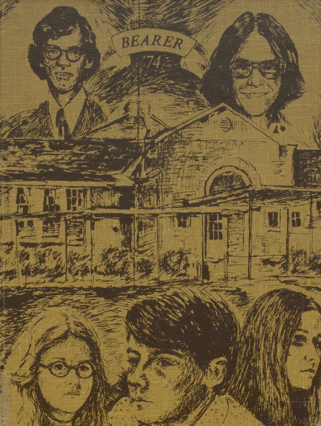 1974 yearbook from Lexington High School from Lexington, Alabama for sale