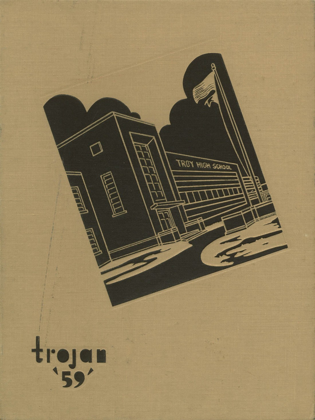 Troy High School from Troy, Minnesota Yearbooks from the 1950s
