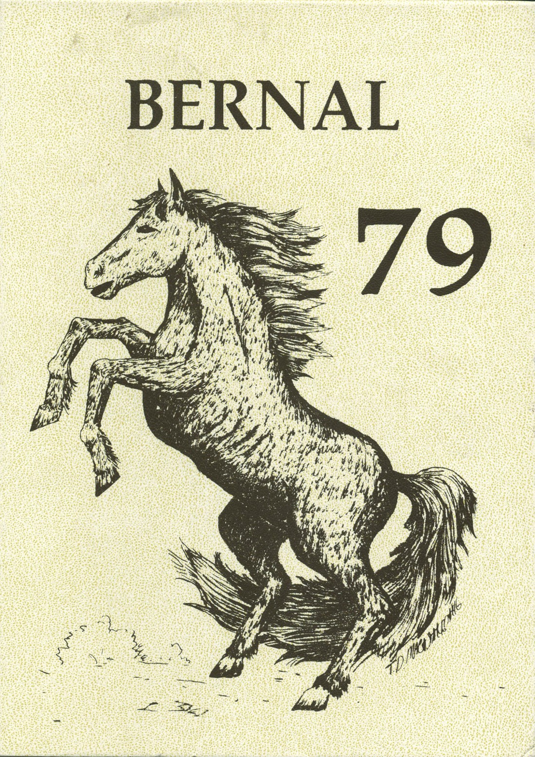 1979 yearbook from Bernal Intermediate School from San jose, California