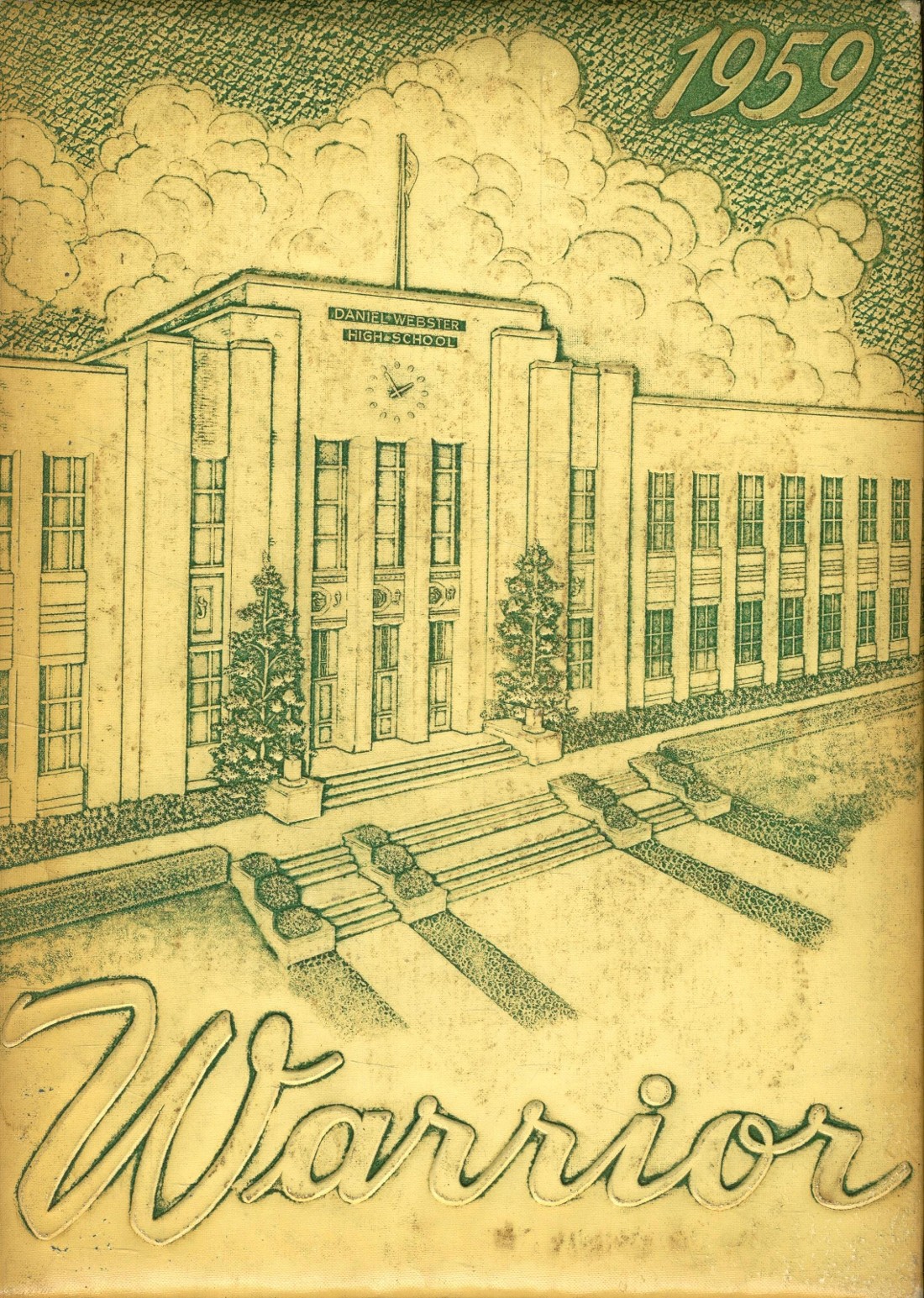 1959 yearbook from Daniel Webster High School from Tulsa, Oklahoma for sale