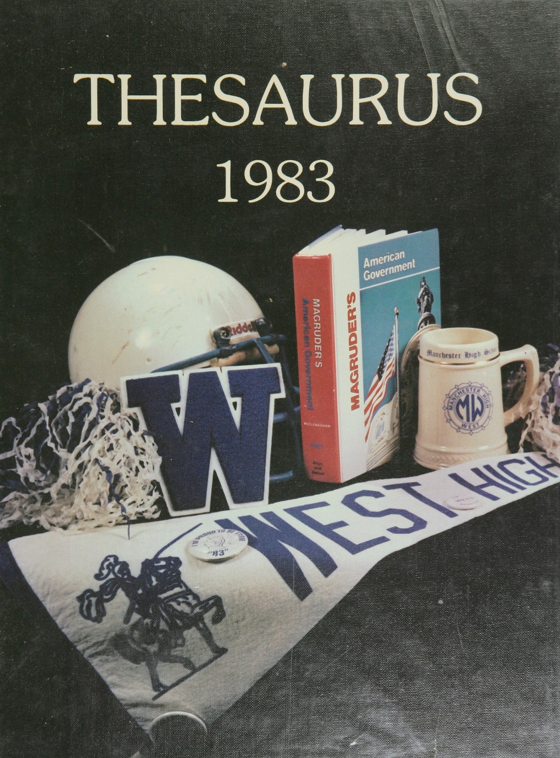 1983 yearbook from West High School from Manchester, New Hampshire for sale