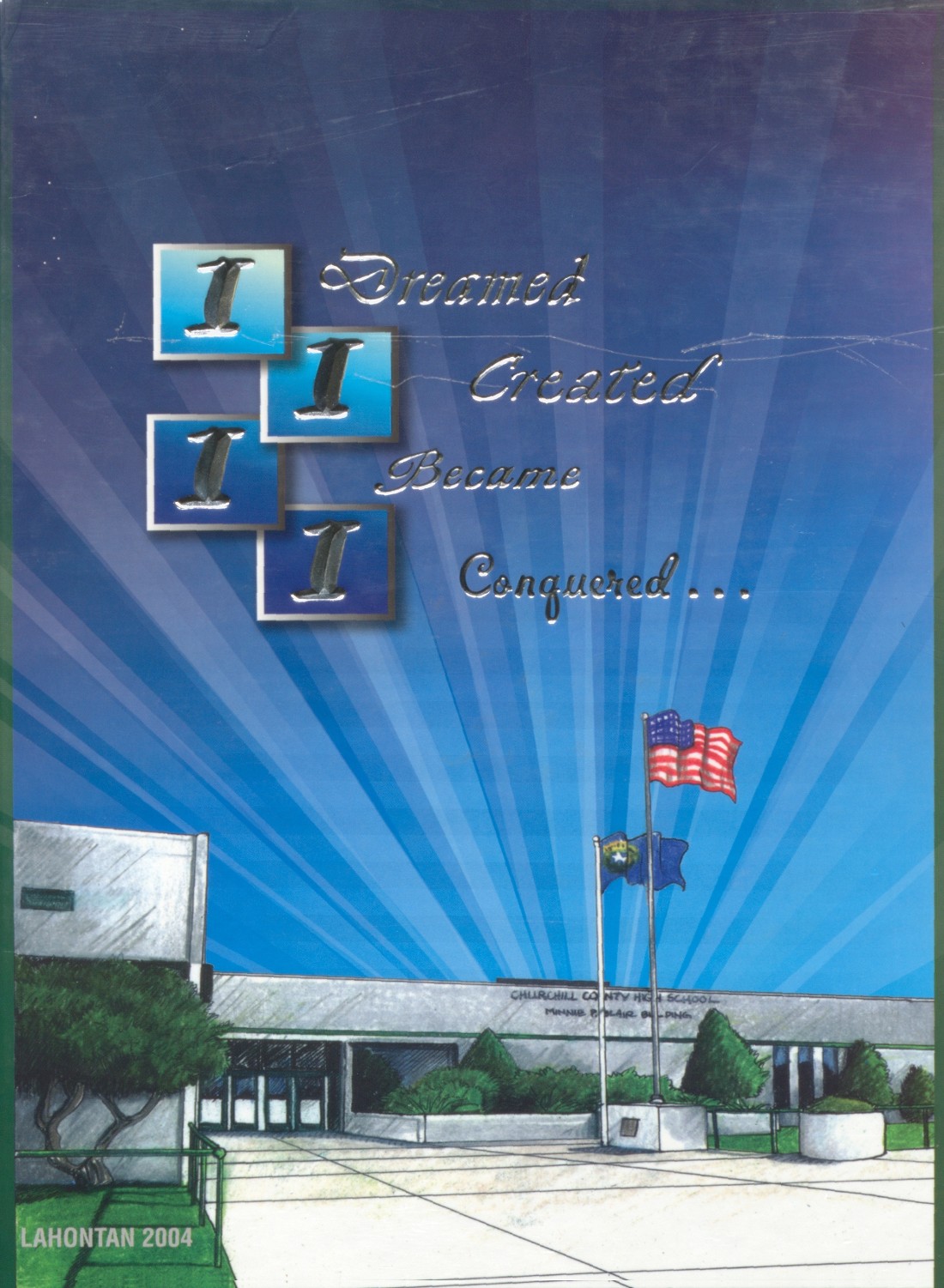 2004 yearbook from Churchill County High School from Fallon, Nevada