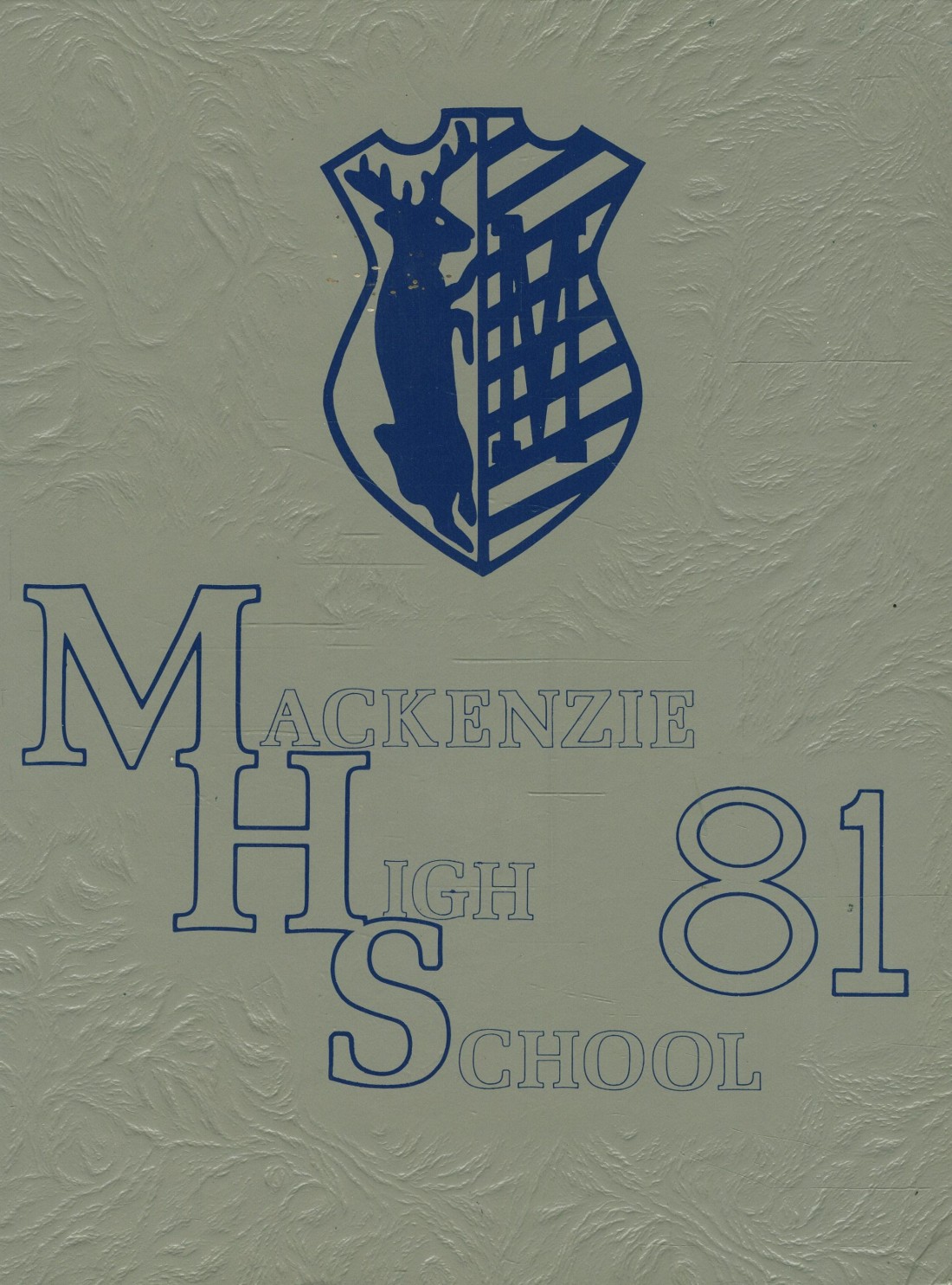 1981 yearbook from Mackenzie High School from Detroit, Michigan for sale