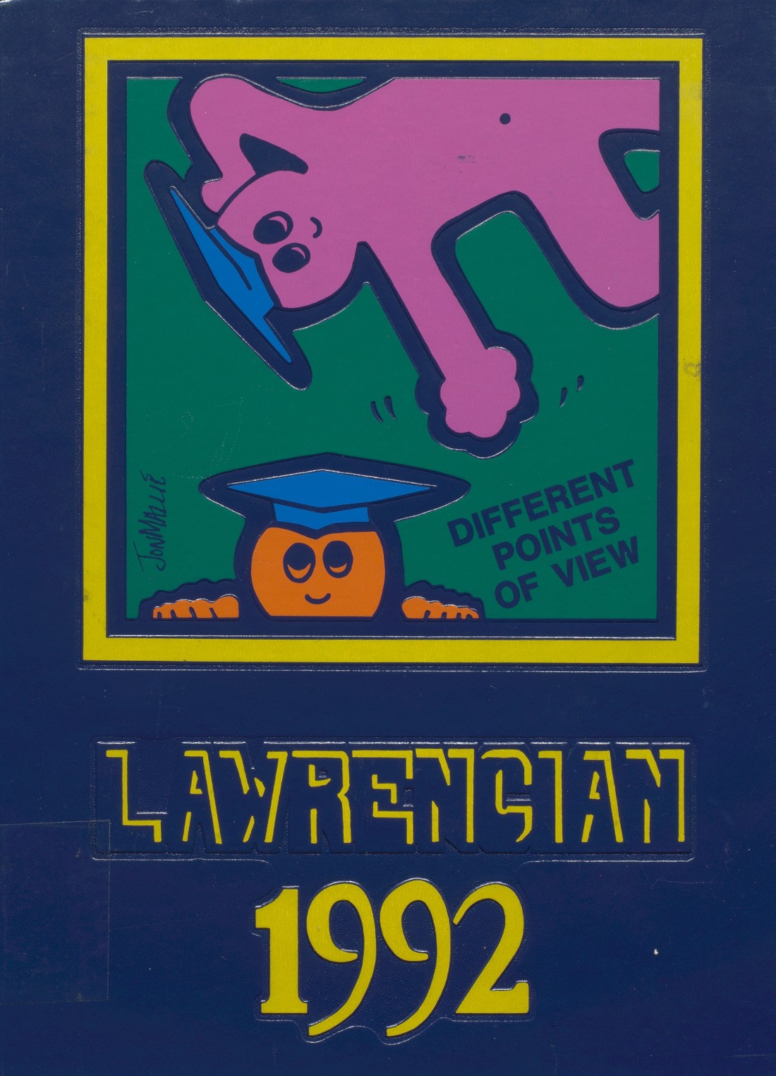 1992 yearbook from Lawrence High School from Cedarhurst, New York for sale
