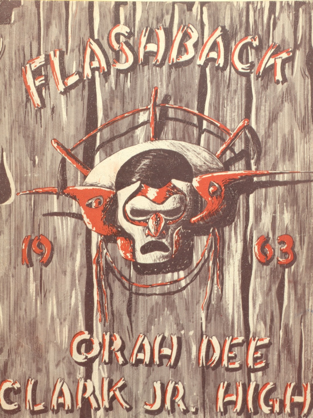 1963 yearbook from Clark Middle School from Anchorage, Alaska for sale