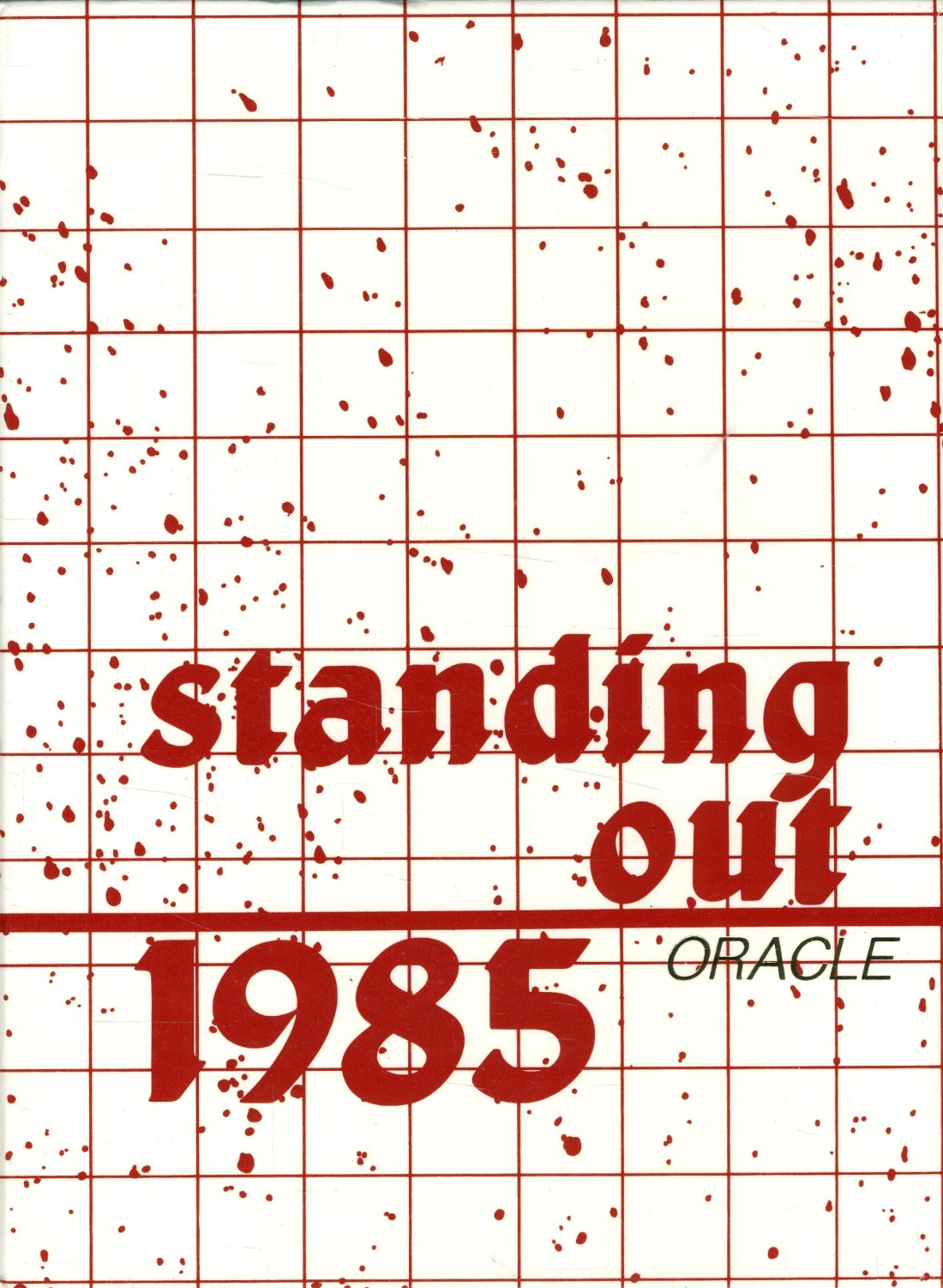 1985 yearbook from Oakdale High School from Oakdale, California for sale
