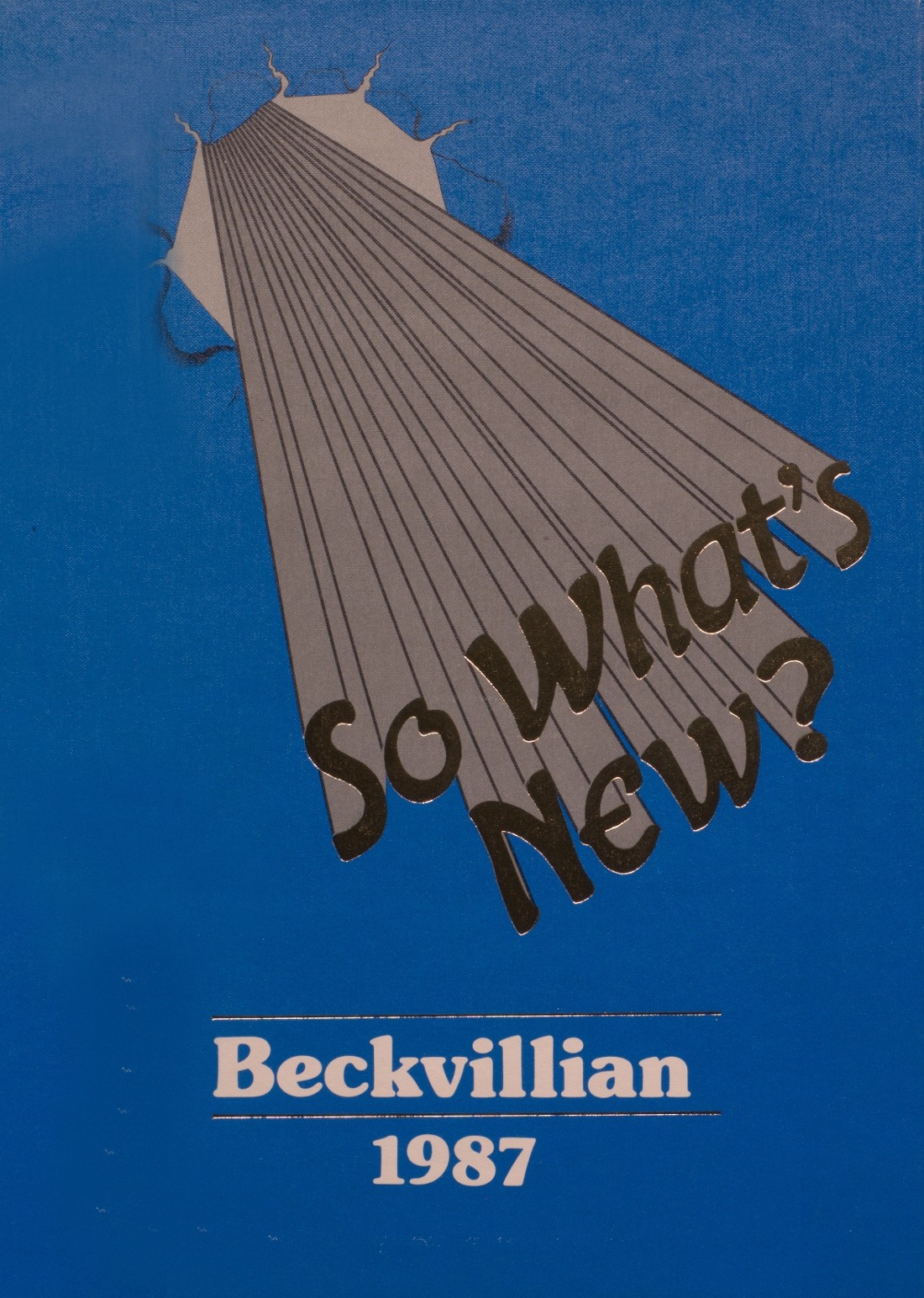 1987 yearbook from Beckville High School from Beckville, Texas for sale