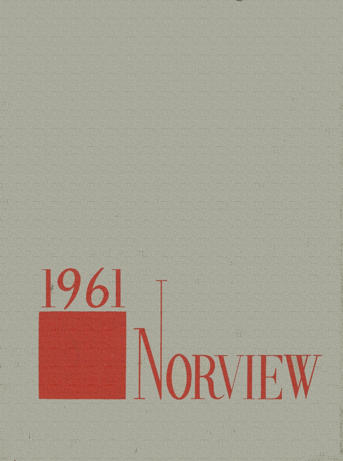 1961 yearbook from Norwayne High School from Creston, Ohio