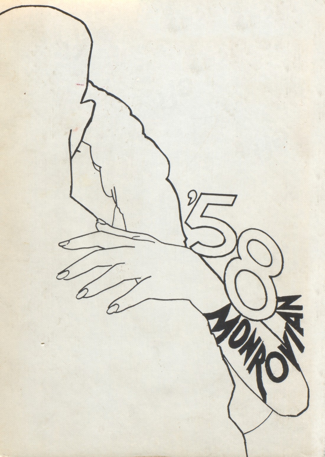 1958 yearbook from Monroe High School from Bronx, New York for sale
