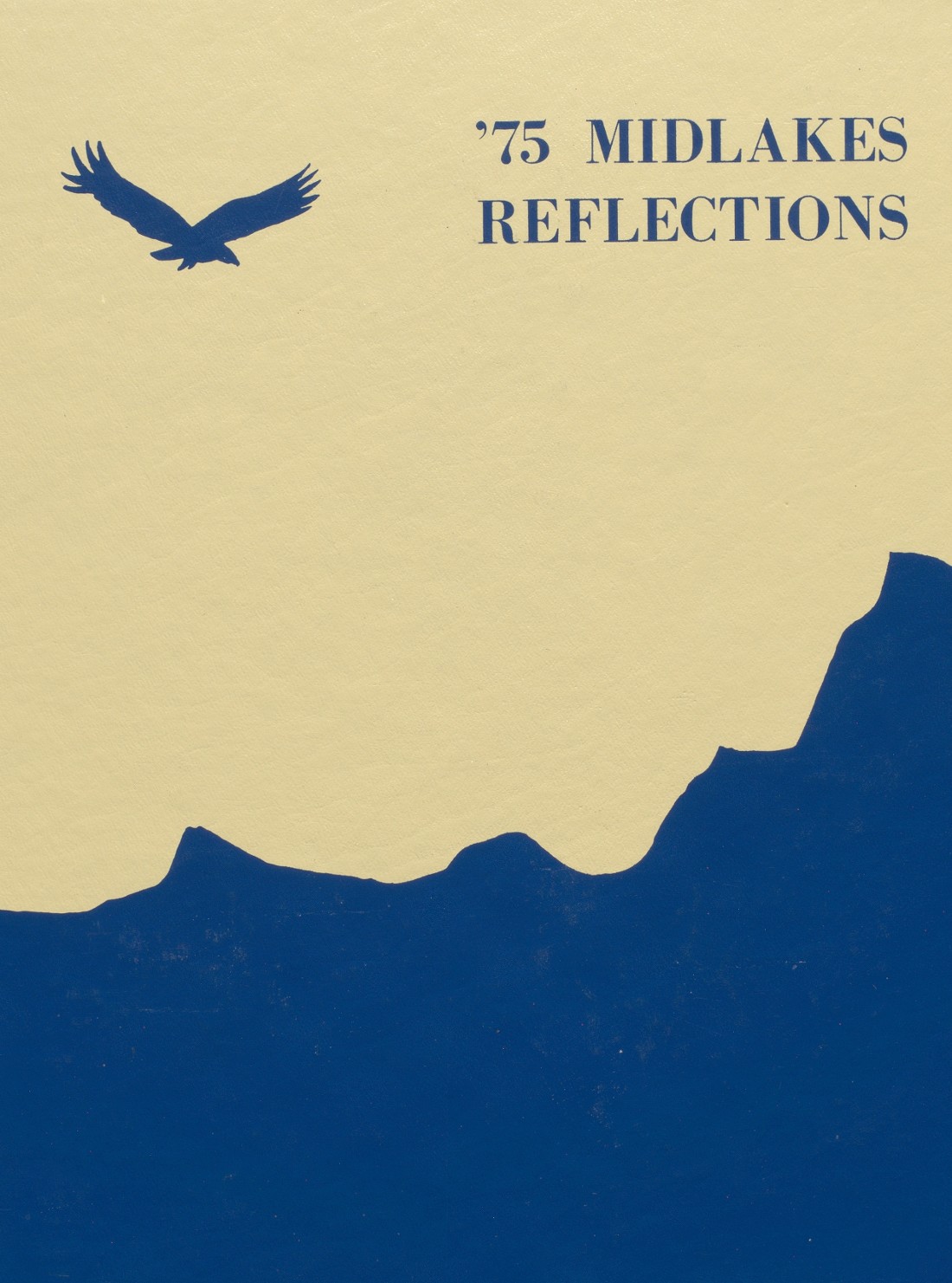 1975 yearbook from Midlakes High School from Clifton springs, New York