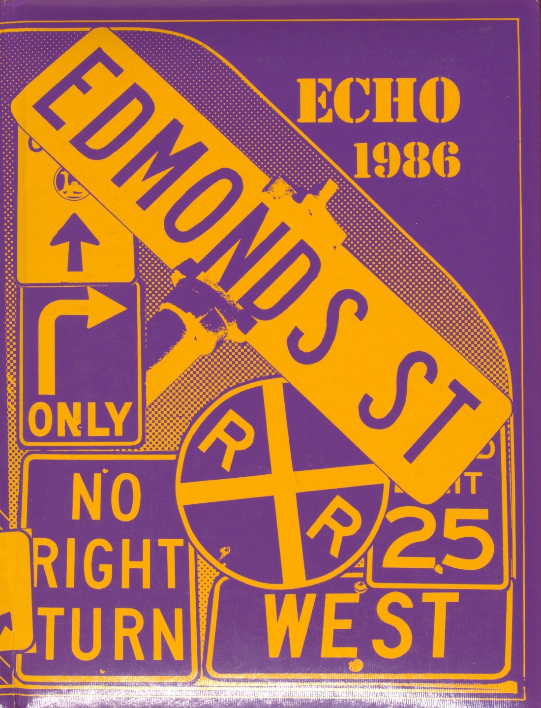 1986 yearbook from Edmonds High School from Edmonds, Washington