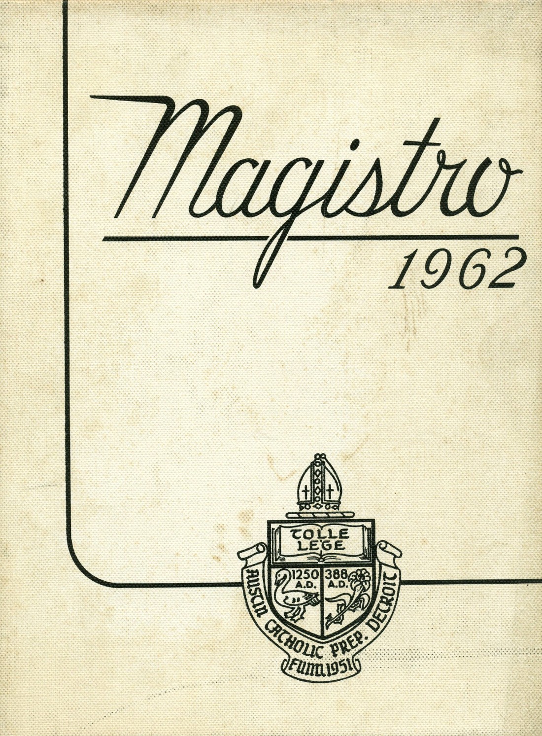 1962 yearbook from Austin Catholic Preparatory School from Detroit ...