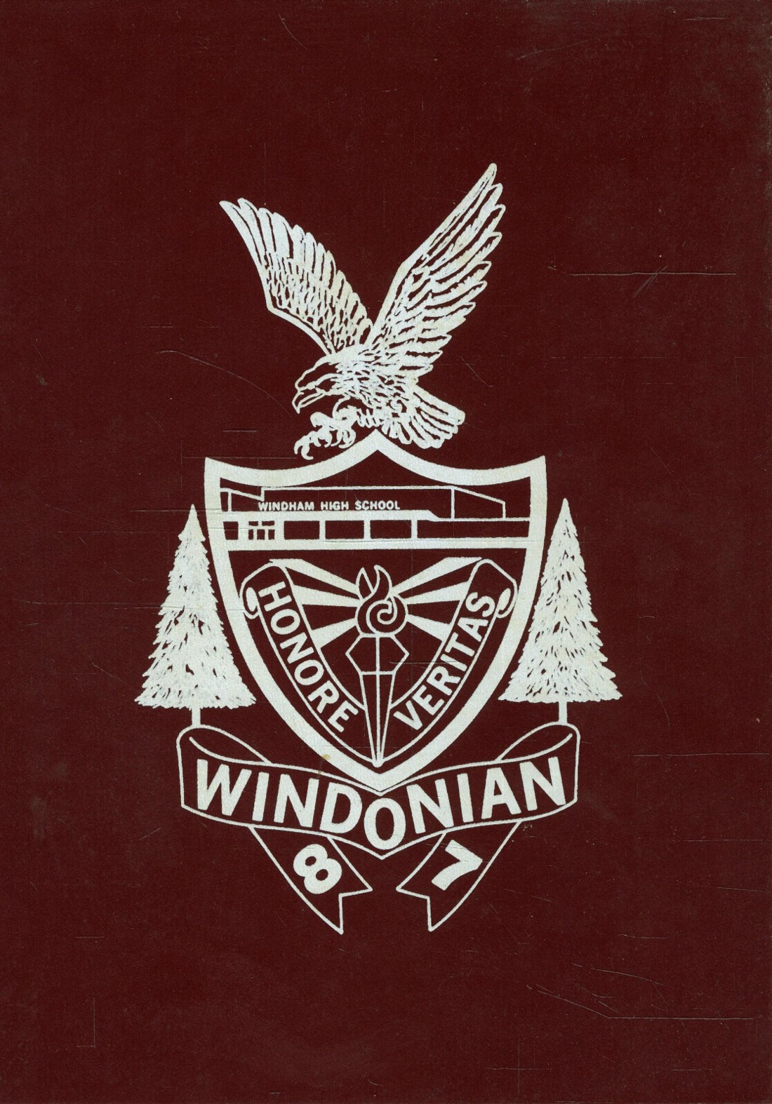 1987 yearbook from Windham High School from Windham, Maine for sale
