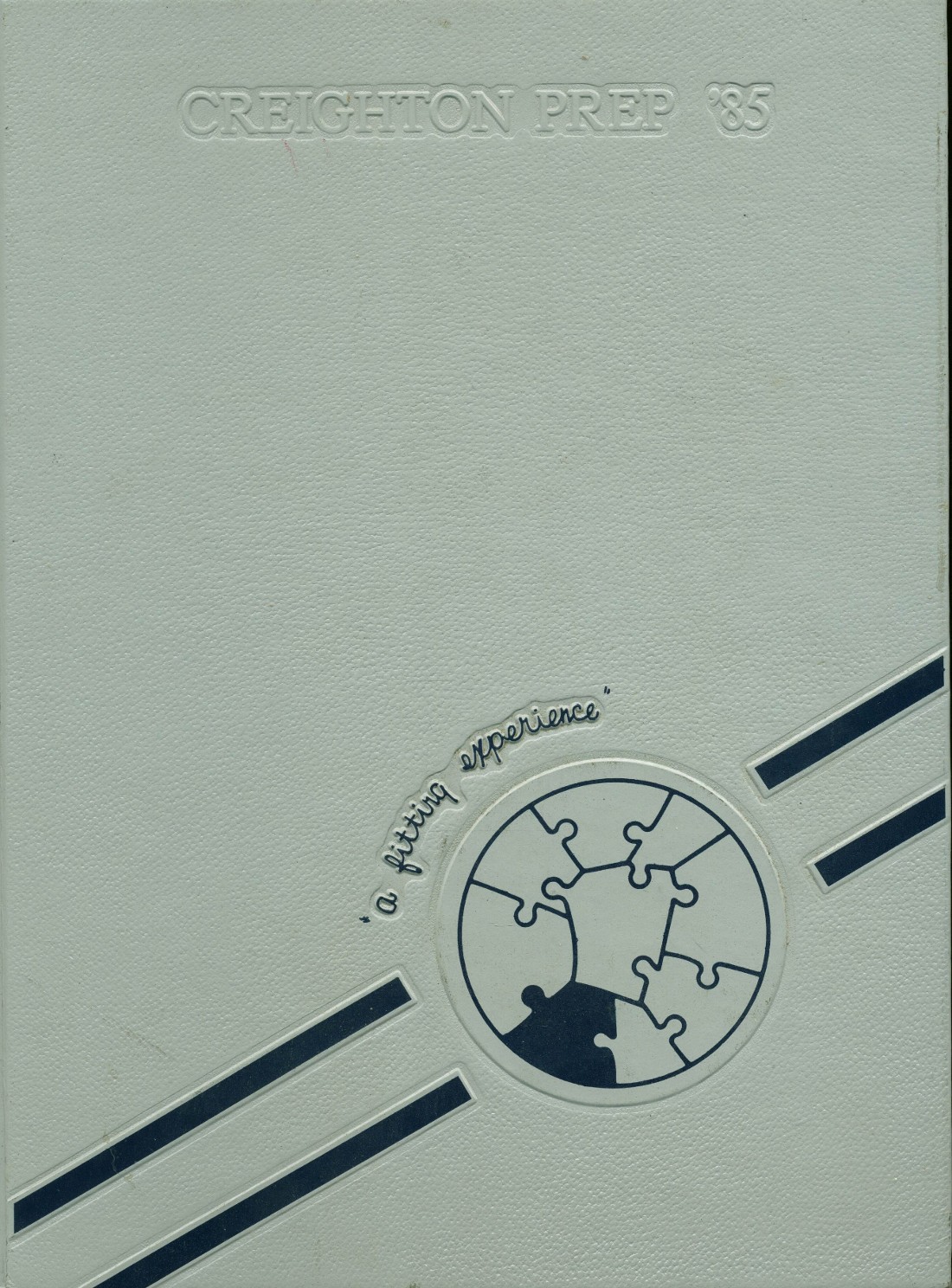 1985 yearbook from Creighton Preparatory from Omaha, Nebraska for sale