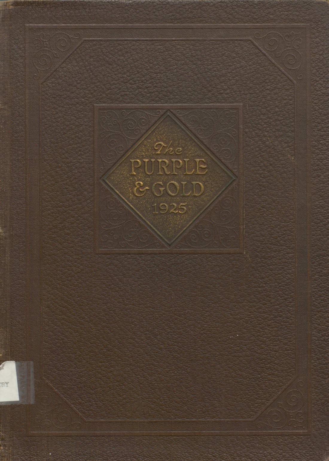 1925 yearbook from Ada High School from Ada, Ohio for sale