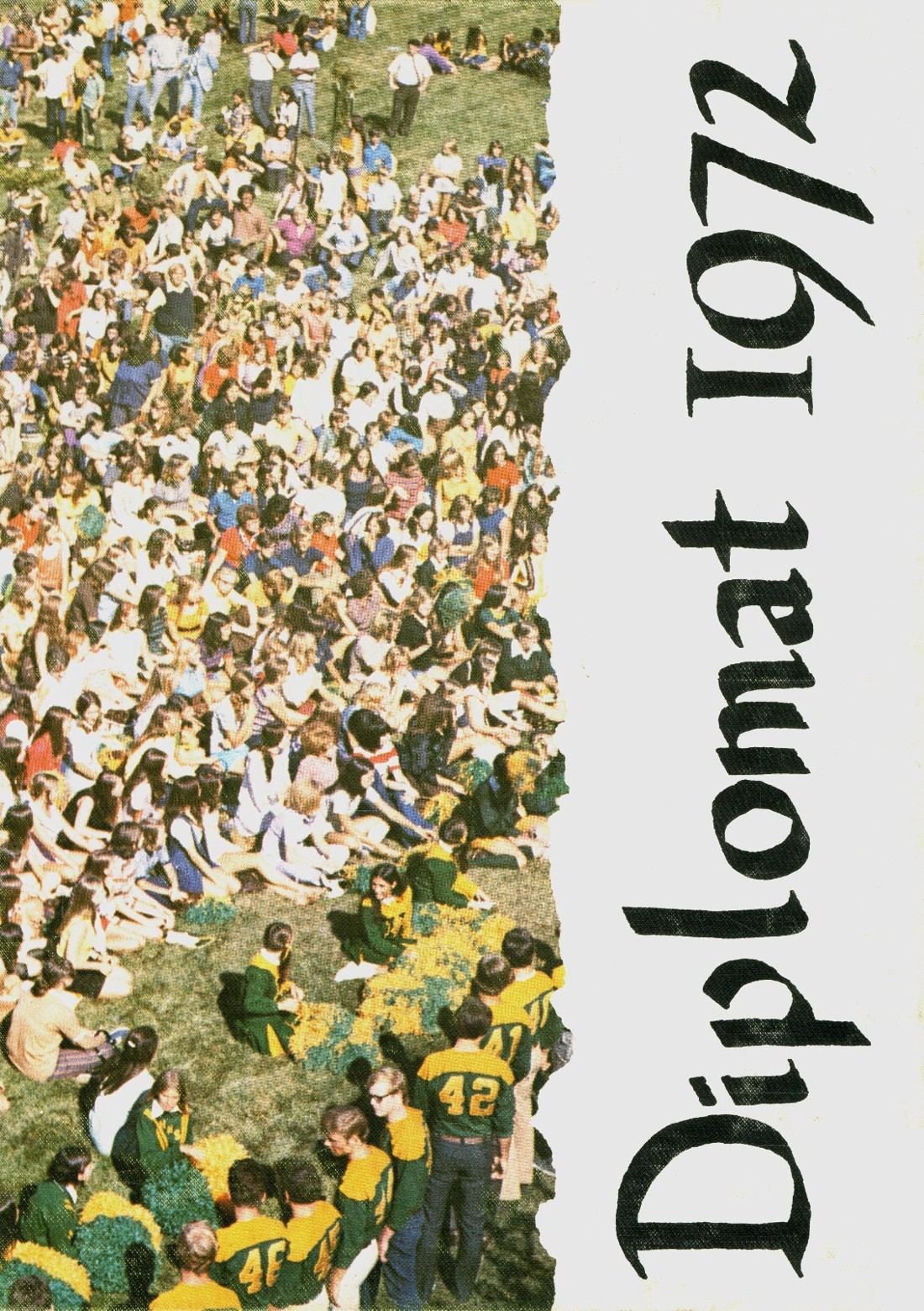 1972 yearbook from Hamilton High School from Milwaukee, Wisconsin for sale