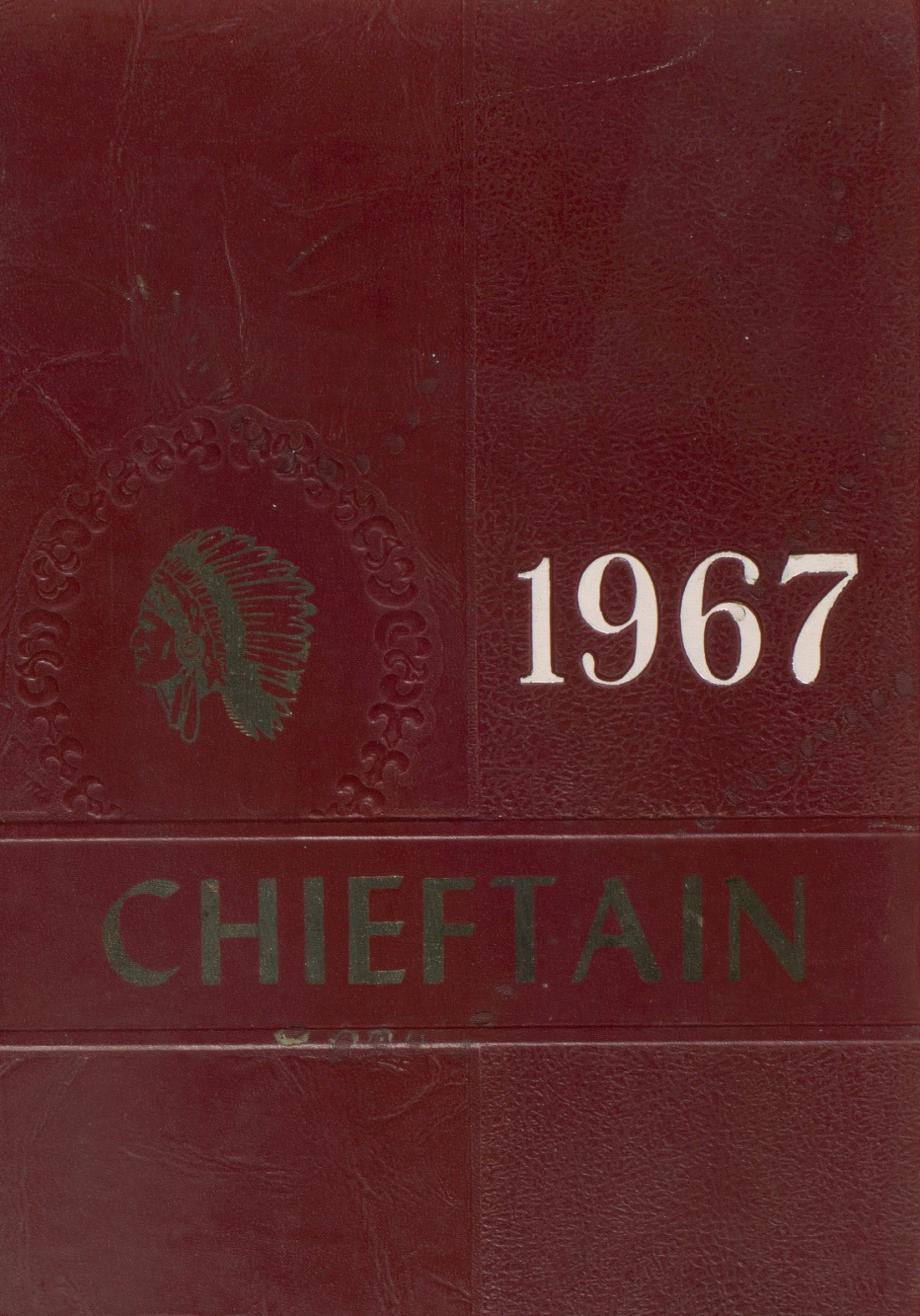 1967 yearbook from Wes-Del High School from Gaston, Indiana for sale
