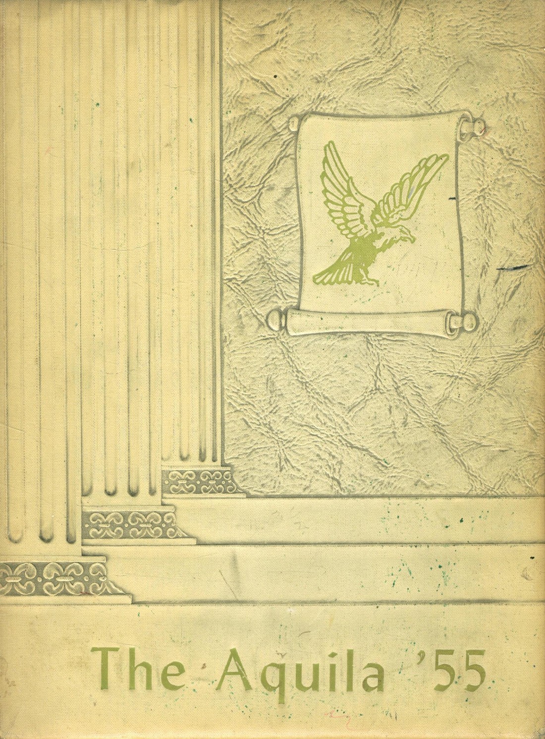 1955 yearbook from Luling High School from Luling, Texas