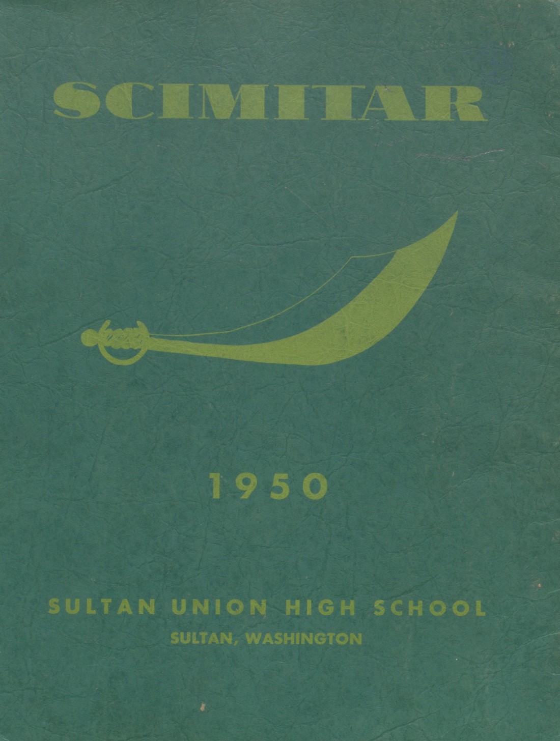 1950 yearbook from Sultan High School from Sultan, Washington