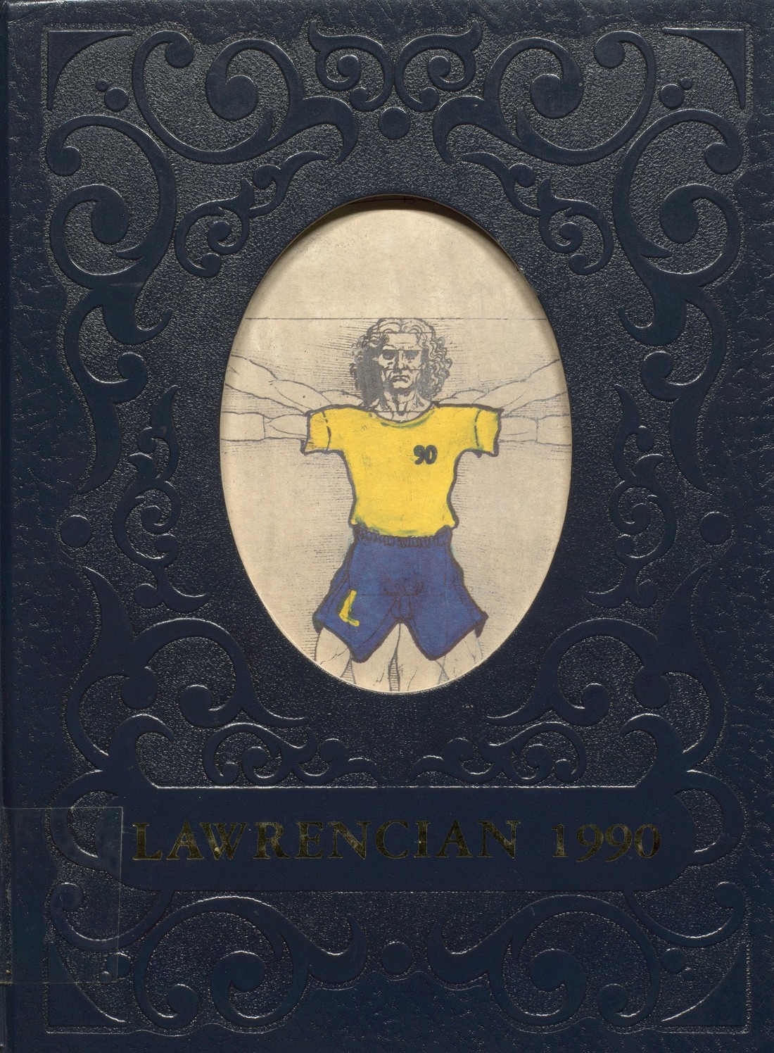 1990 yearbook from Lawrence High School from Cedarhurst, New York for sale