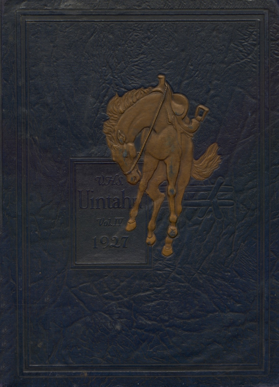 1927 yearbook from Uintah High School from Vernal, Utah for sale
