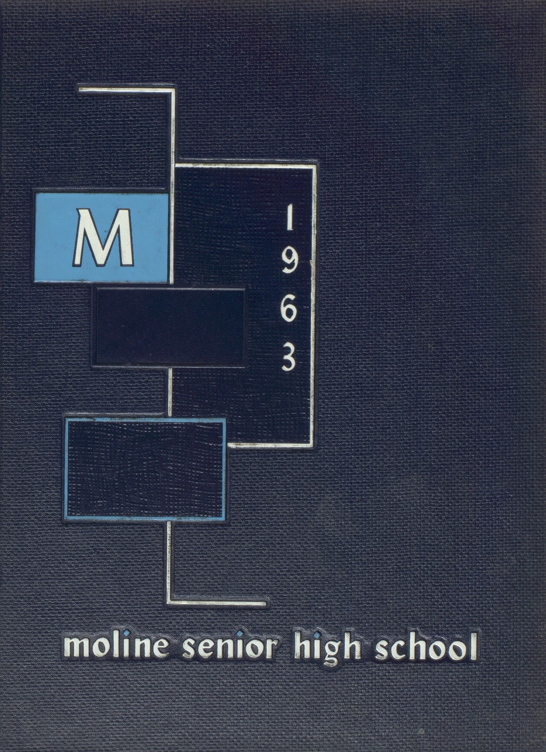 1963 yearbook from Moline High School from Moline, Illinois