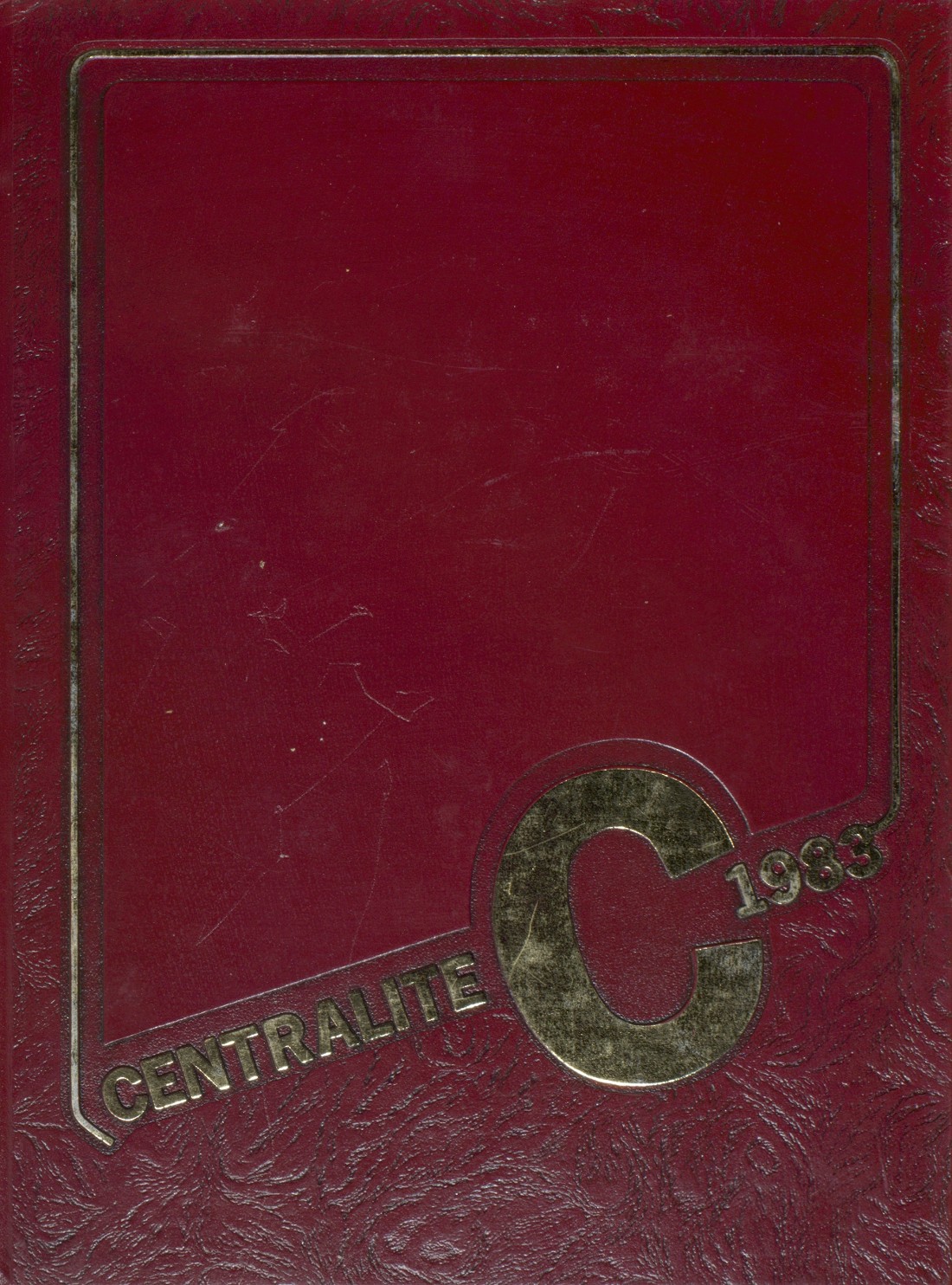 1983 yearbook from Central High School from Knoxville, Tennessee for sale
