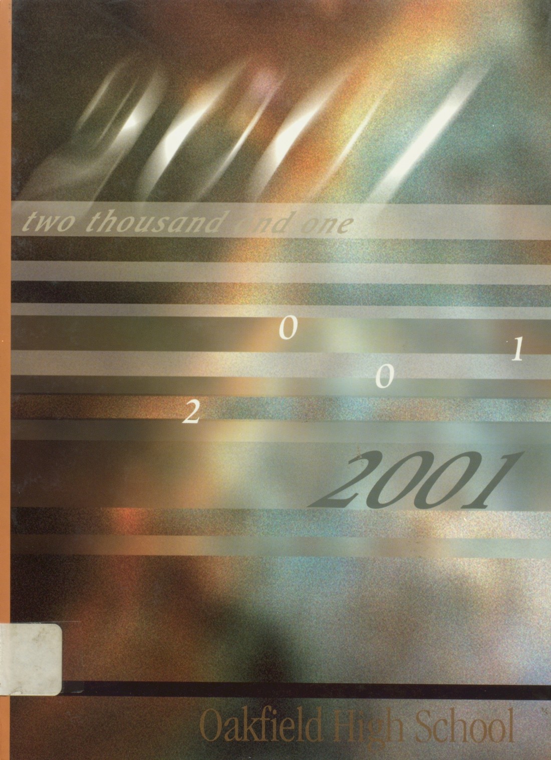 2001 yearbook from Oakfield High School from Oakfield, Wisconsin for sale