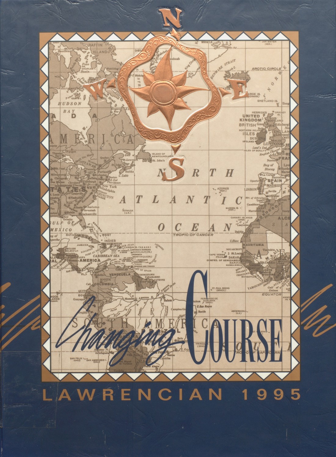 1995 yearbook from Lawrence High School from Cedarhurst, New York for sale