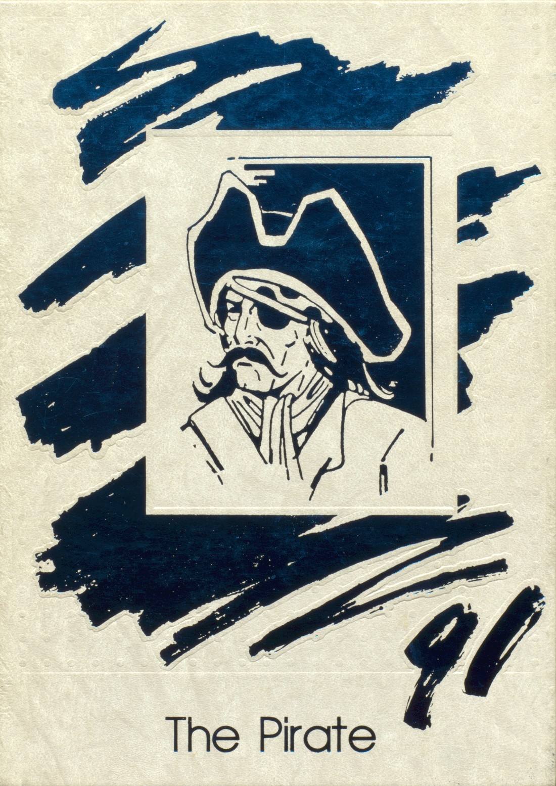 1991 yearbook from Bowie High School from Simms, Texas