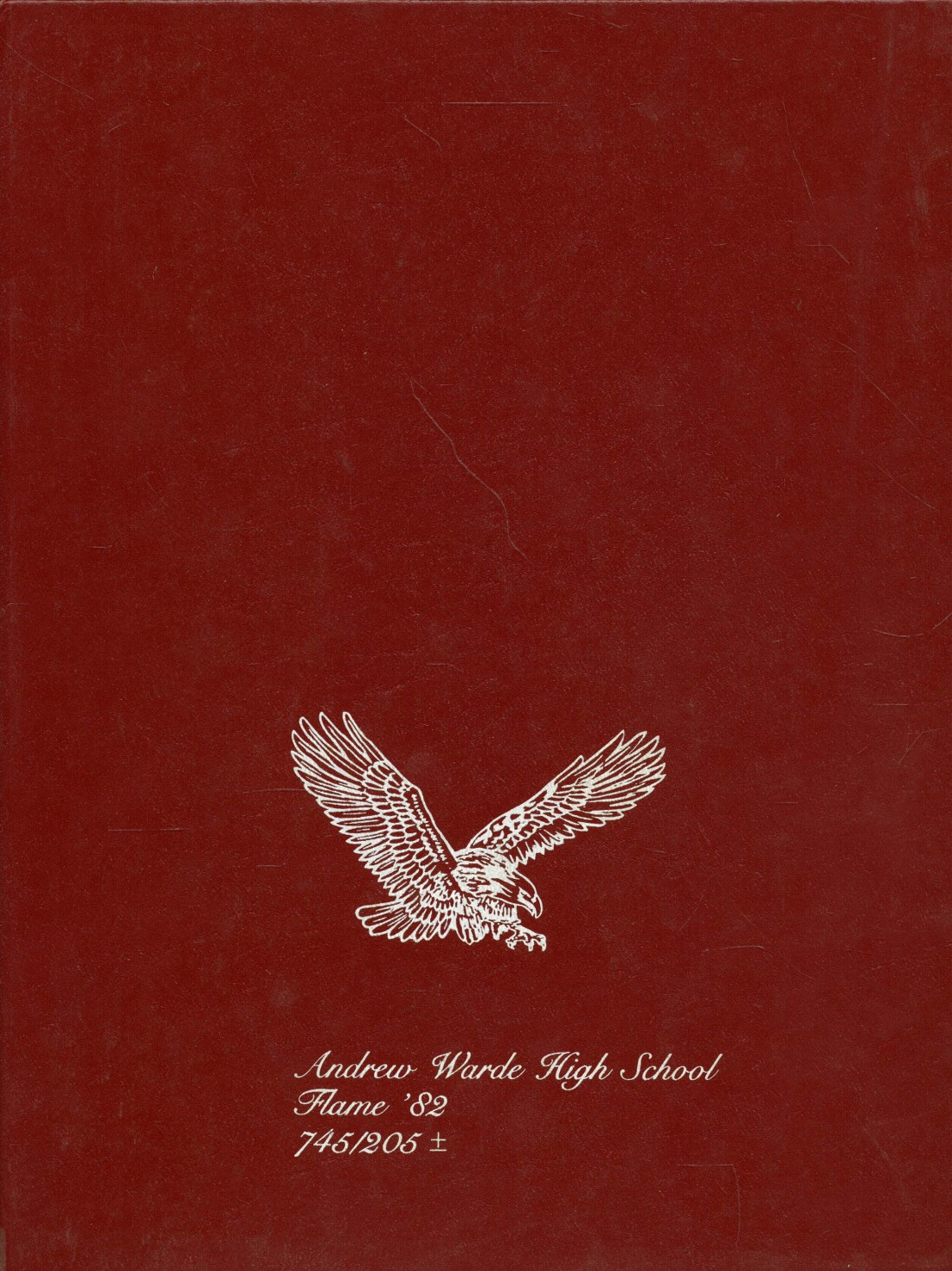 1982 yearbook from Andrew Warde High School from Fairfield, Connecticut
