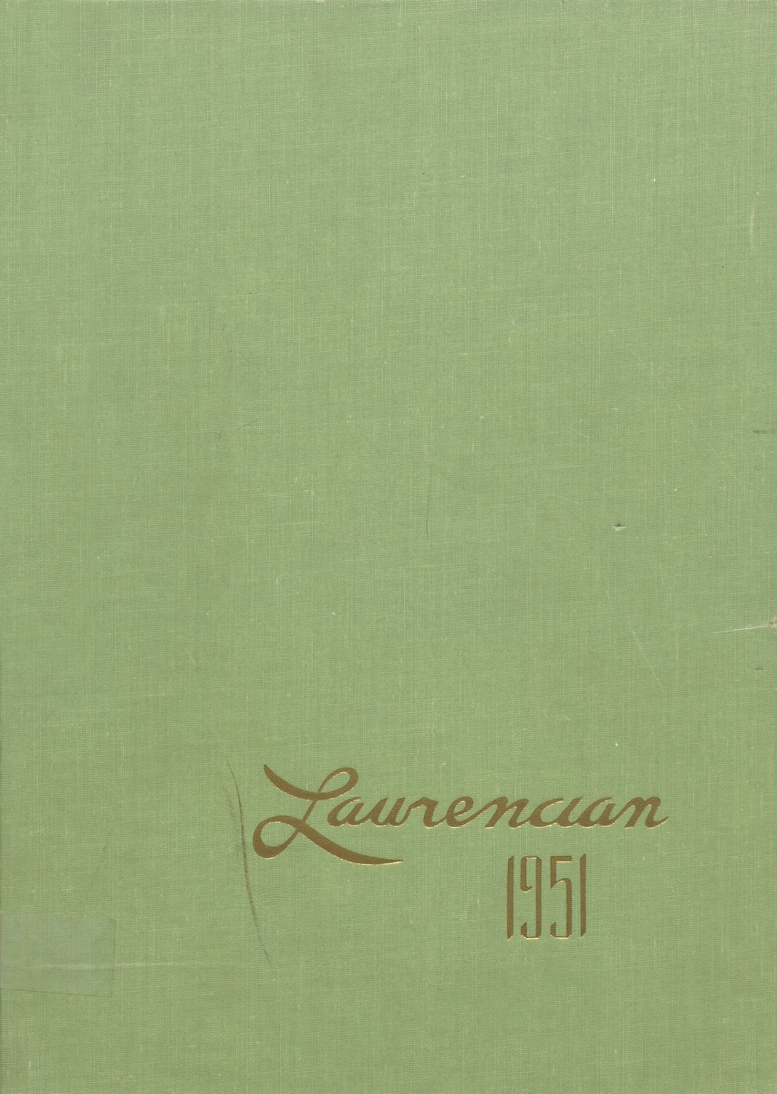 1951 yearbook from Lawrence High School from Cedarhurst, New York for sale