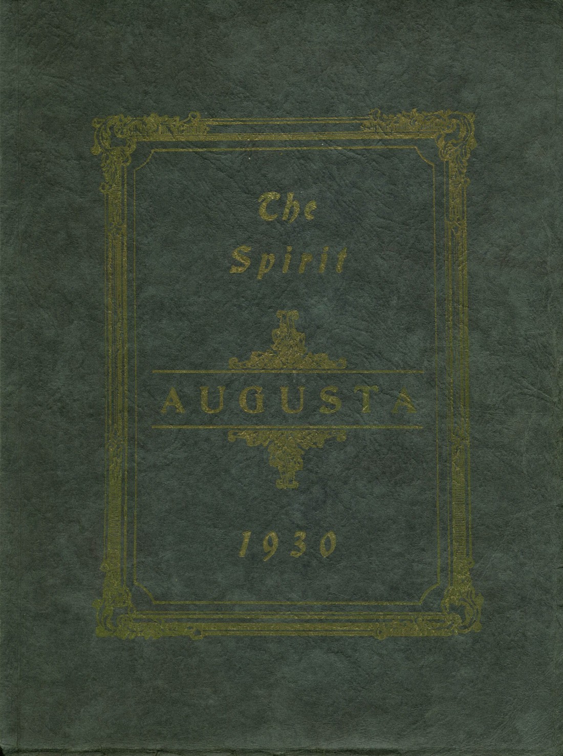 1930 yearbook from Augusta High School from Augusta, Wisconsin for sale