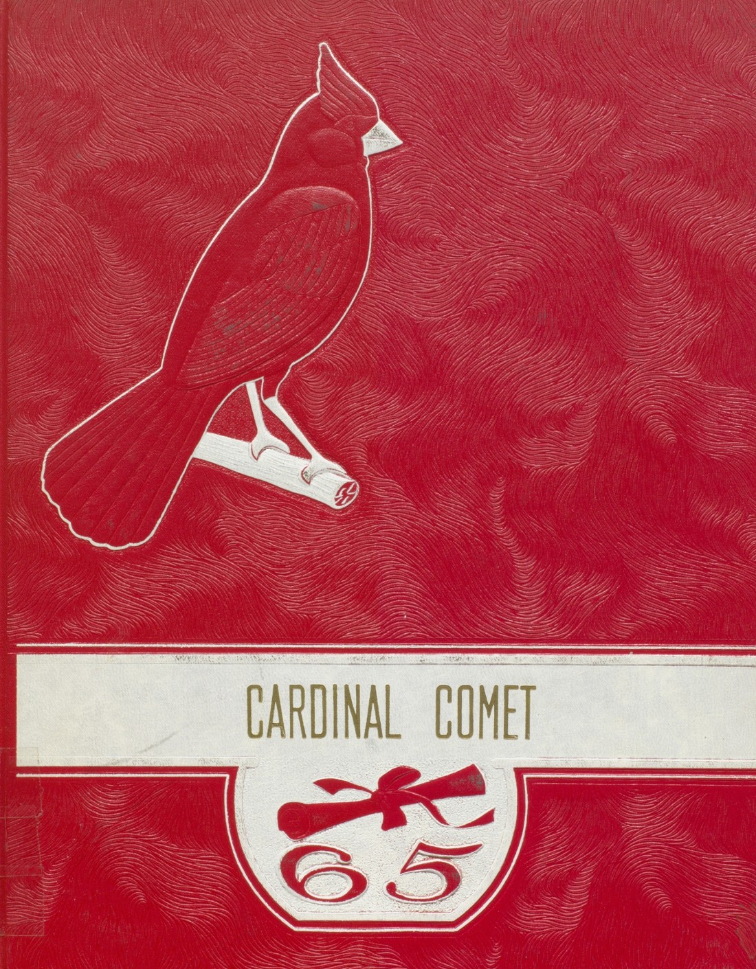 1965 yearbook from Cardinal High School from Eldon, Iowa
