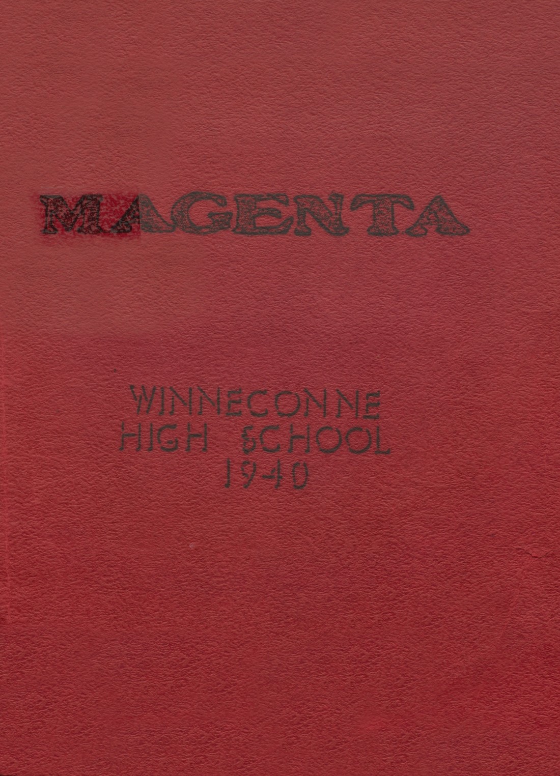 1940 yearbook from Winneconne High School from Winneconne, Wisconsin ...