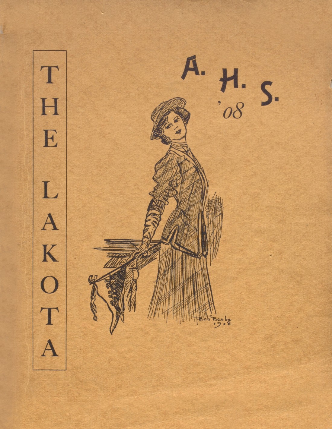 1908 yearbook from Ashtabula High School from Ashtabula, Ohio for sale