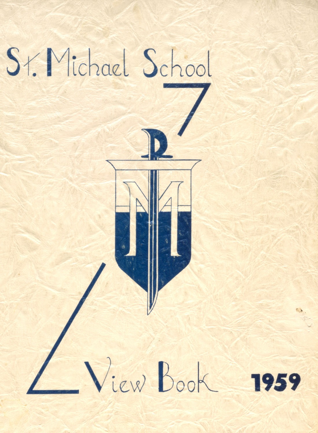 1959 yearbook from St. Michael High School from Flint, Michigan for sale