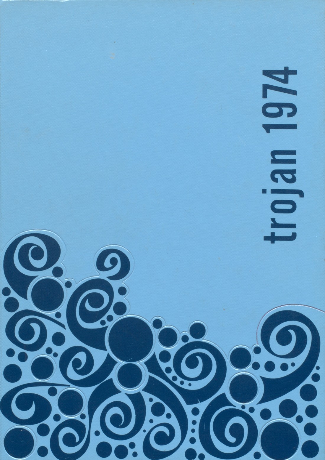 1974 yearbook from Indus High School from Birchdale, Minnesota for sale