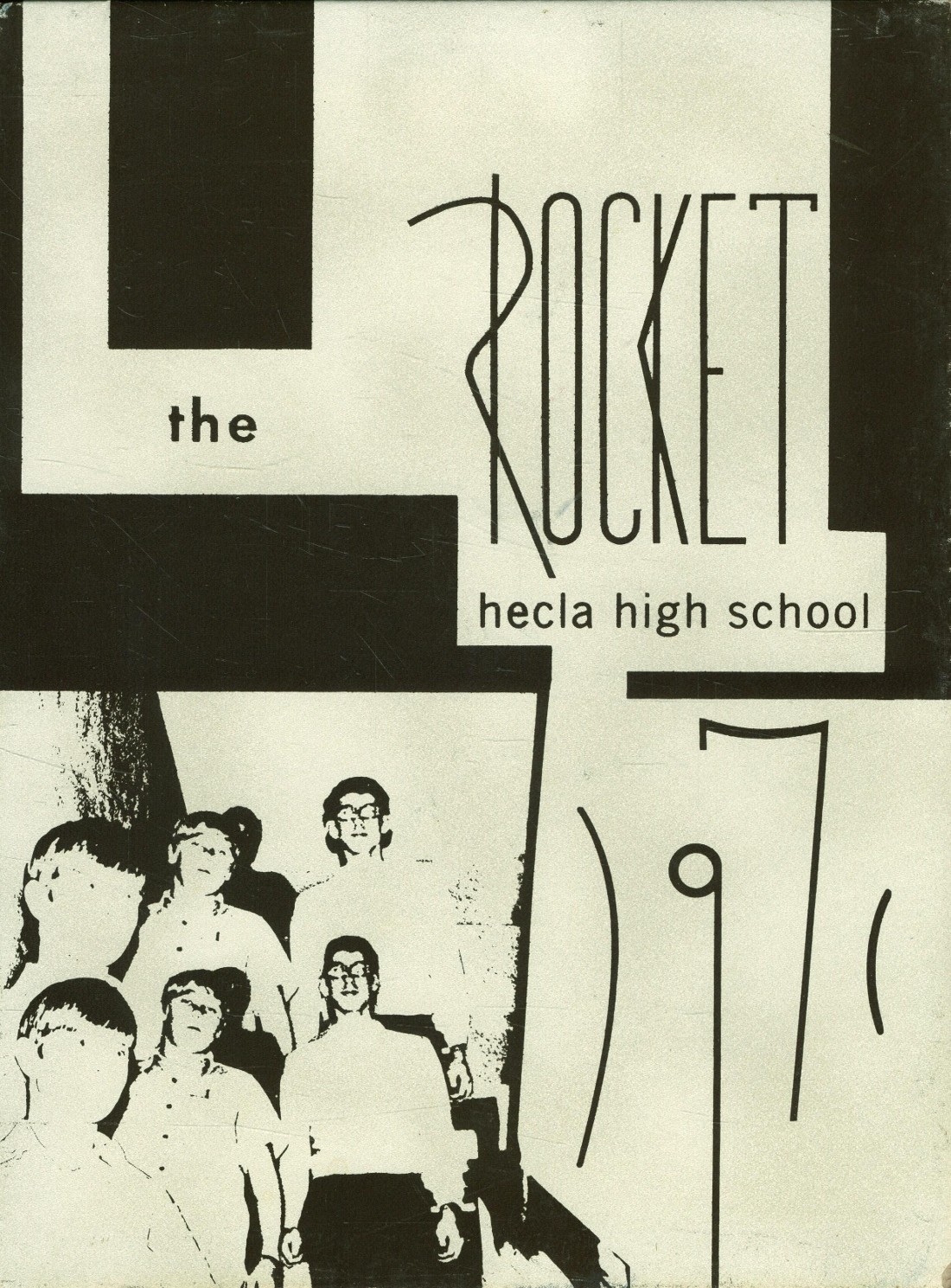 1971 yearbook from Hecla High School from Hecla, South Dakota for sale