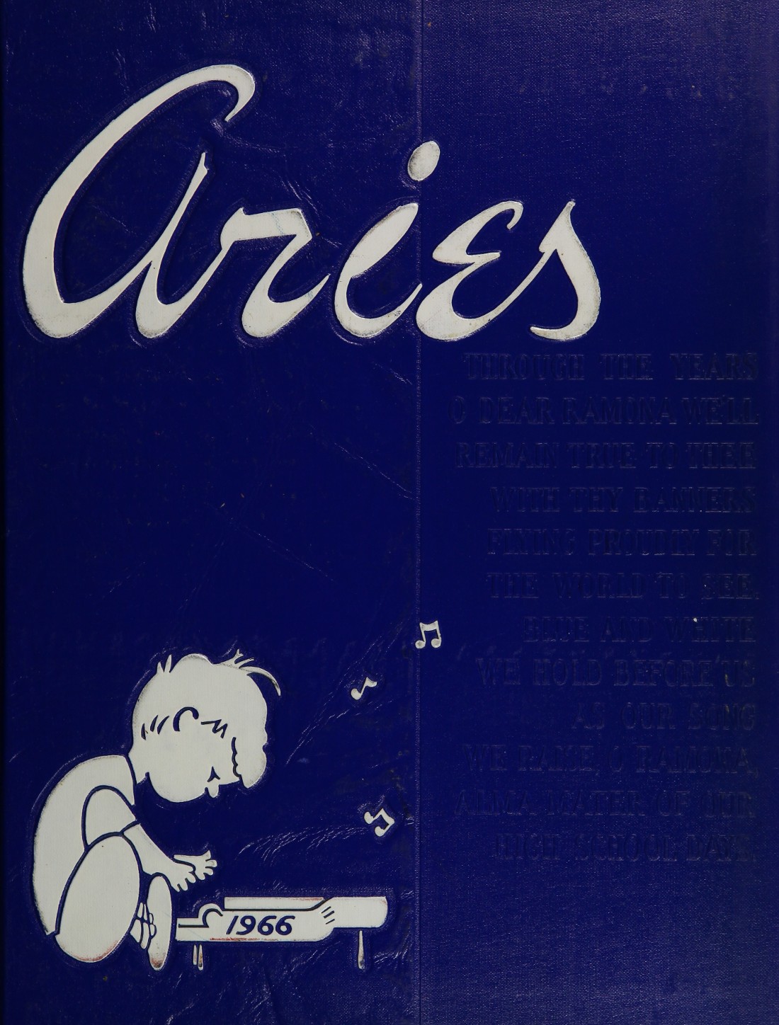 1966 yearbook from Ramona High School from Riverside, California