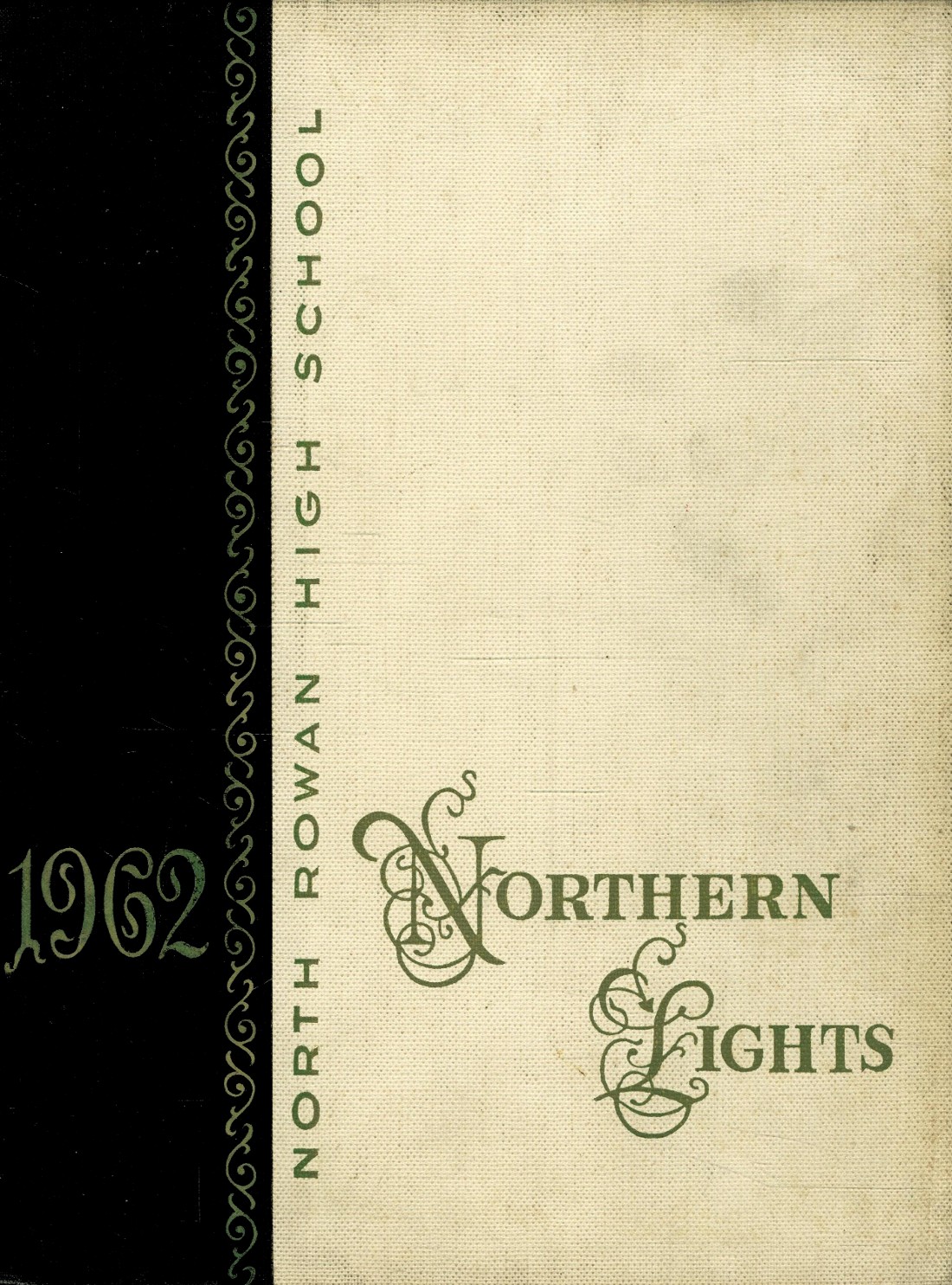 1962 yearbook from North Rowan High School from Spencer, North Carolina