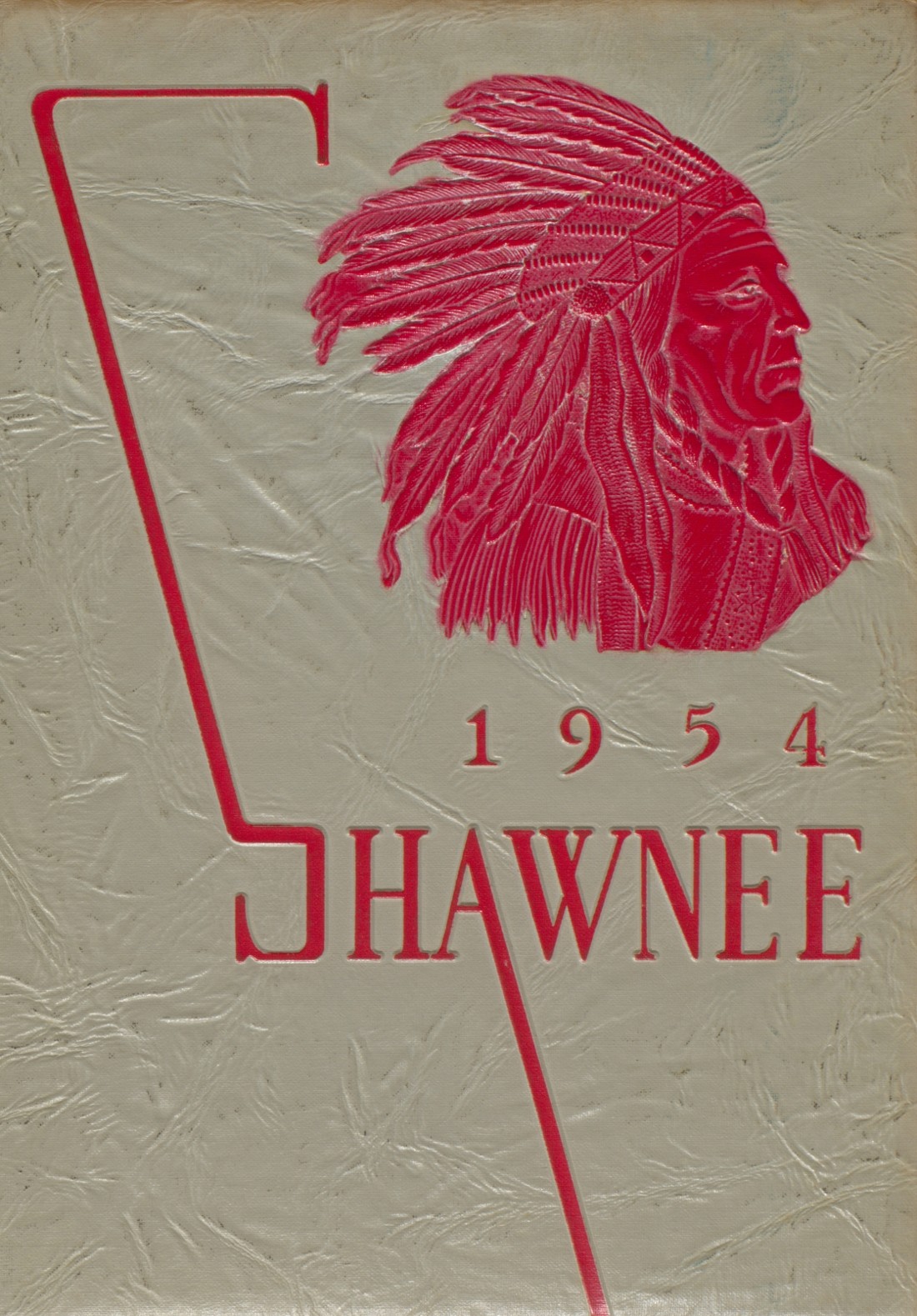 1954 yearbook from Shawano High School from Shawano, Wisconsin