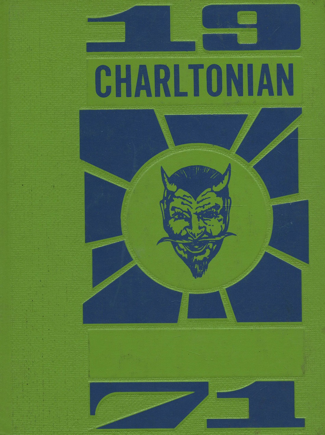1971 yearbook from Charlton High School from Charlton, Massachusetts