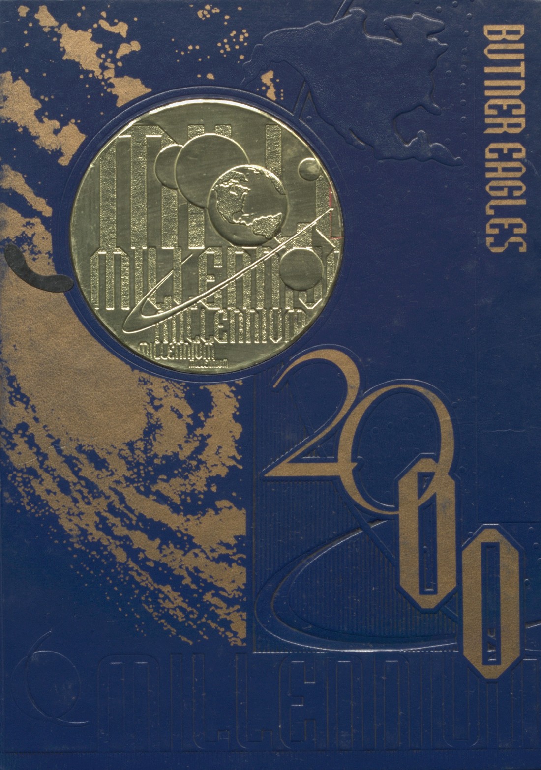 2000 yearbook from Butner High School from Cromwell, Oklahoma for sale