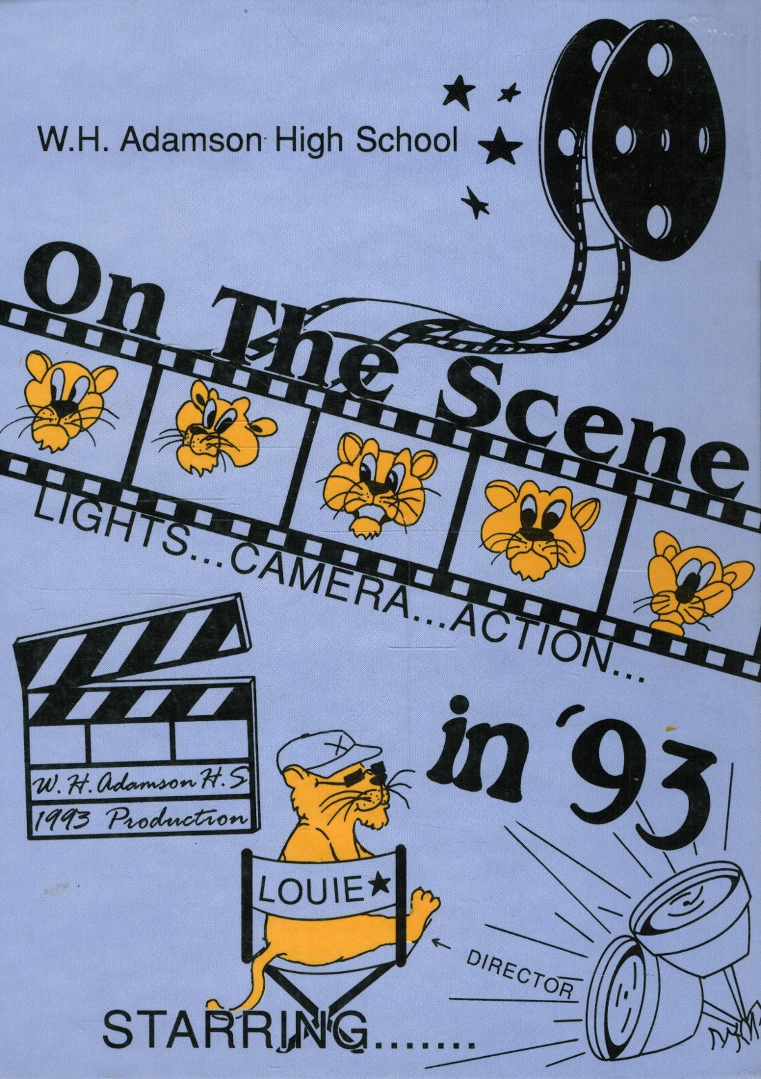 1993 yearbook from Adamson High School from Dallas, Texas for sale